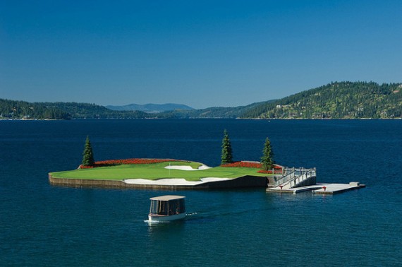 The worlds first floating golf course - Aquatic Urbanism